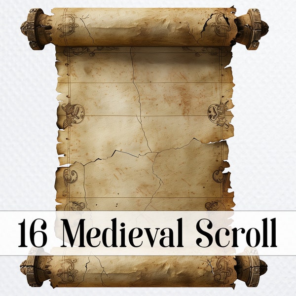 Medieval Scroll Invitation - Etsy
