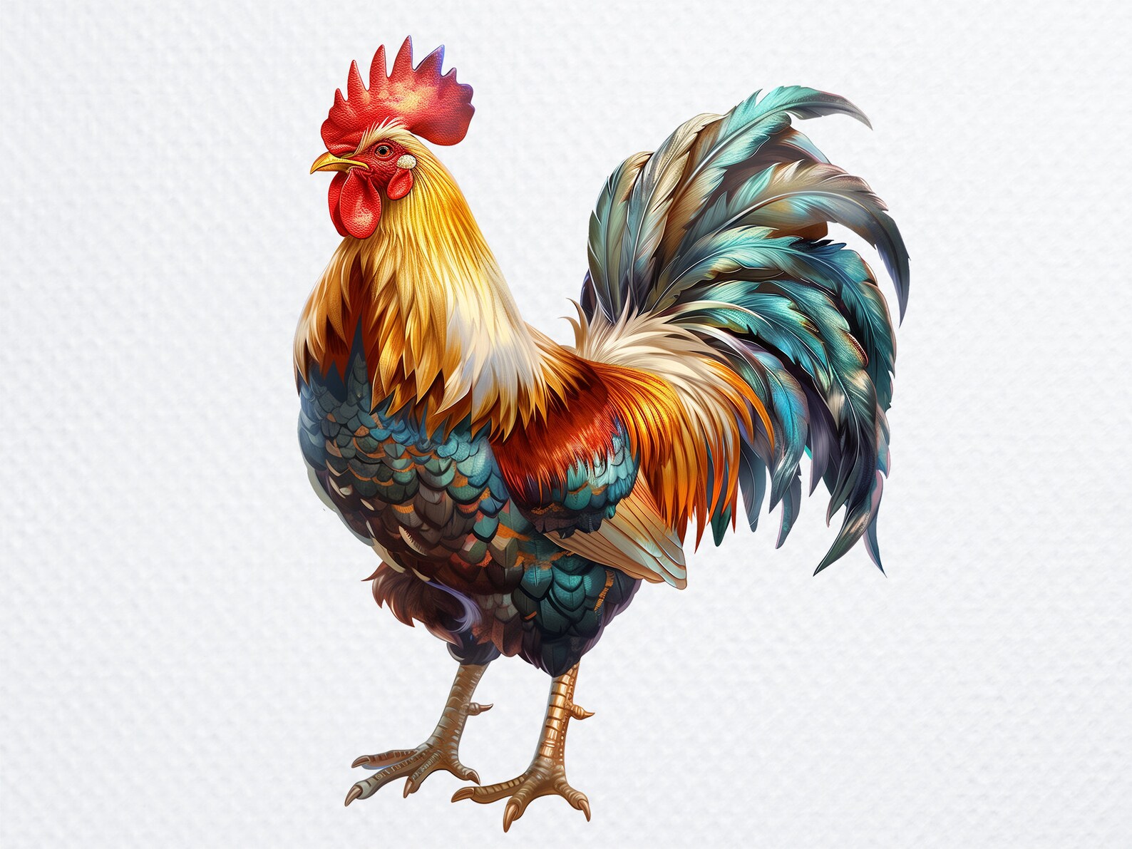 8 Rooster Clipart, Rooster PNG Bundle, Western Clipart, Farm Animal PNG ...