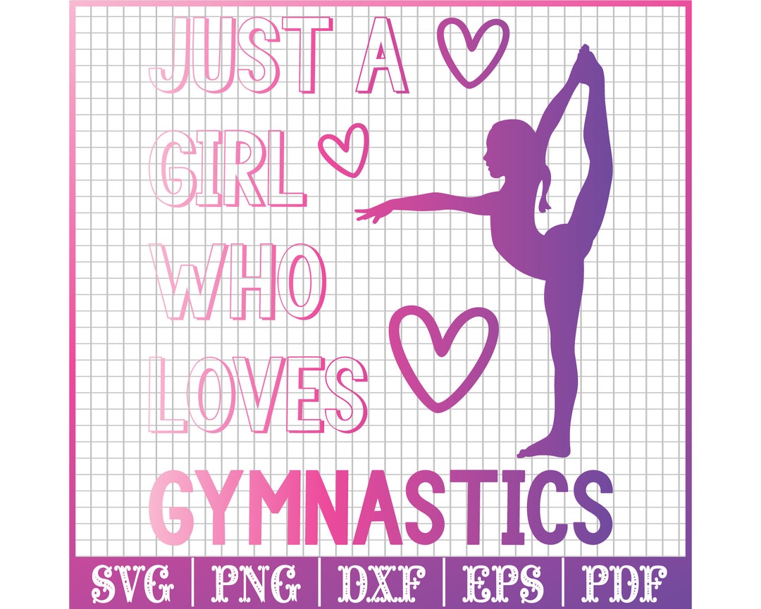SVG, Gymnastics PNG SUBLIMATION, Gymnastics Clipart, Gymnastics Dxf ...