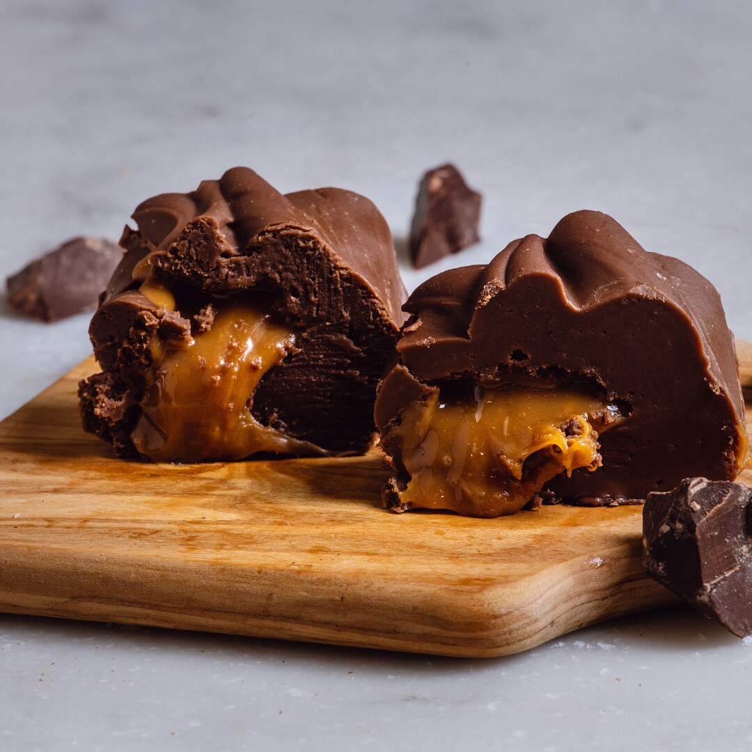 Chocolate Caramel Fudge Box - Etsy UK