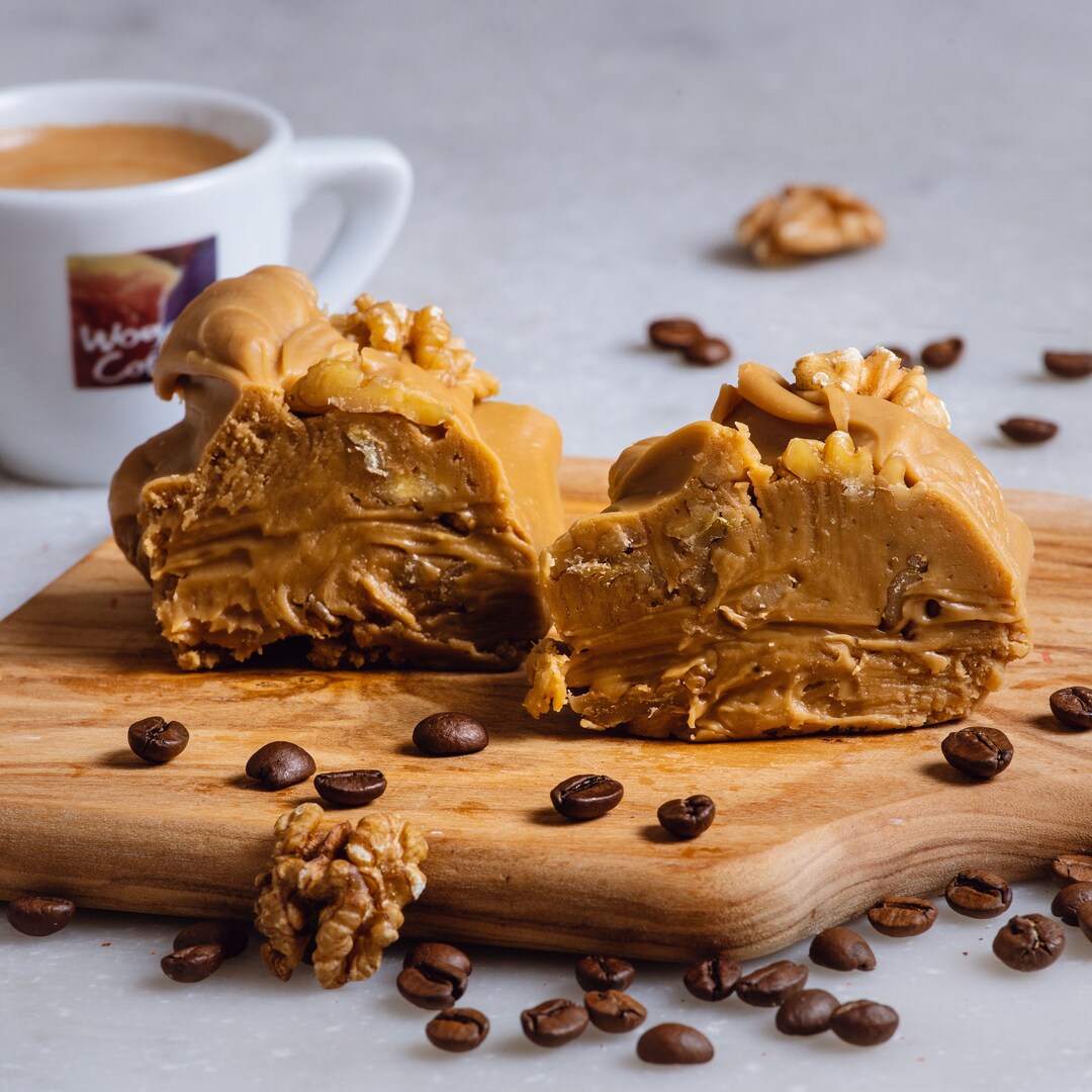 Coffee Walnut Fudge Box - Etsy UK
