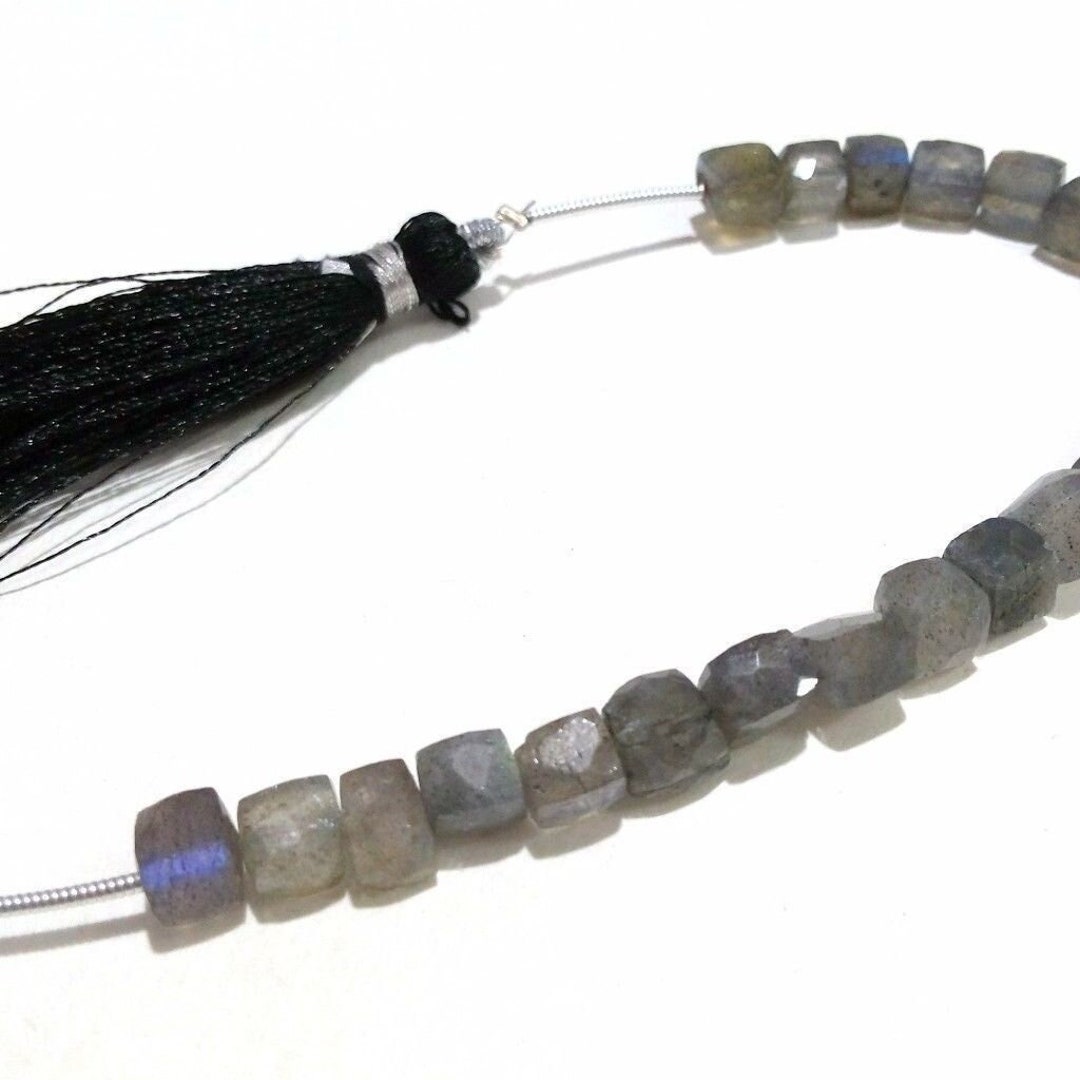 Natural Labradorite Micro Faceted 5-5.5mm 3D Cube Box - Etsy