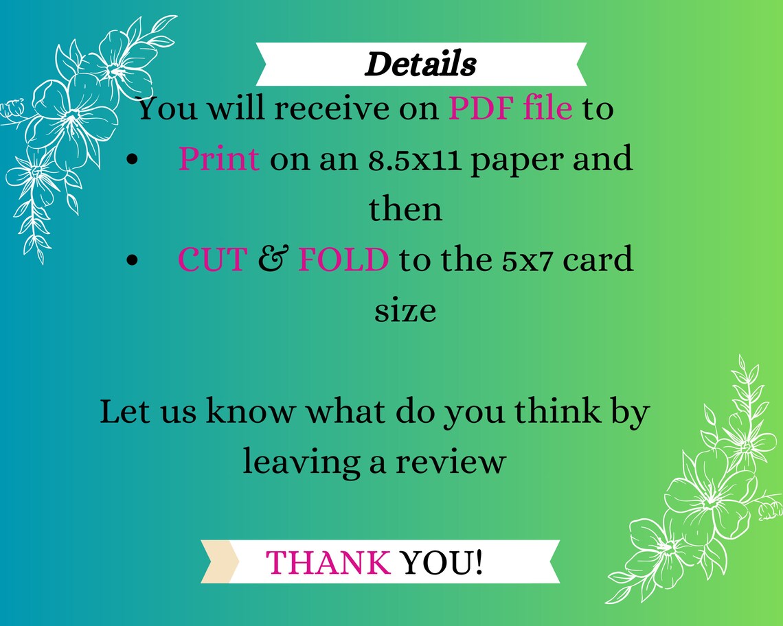 Happy Birthday Cards Digital Printable Cards, Birthday Card for Her ...