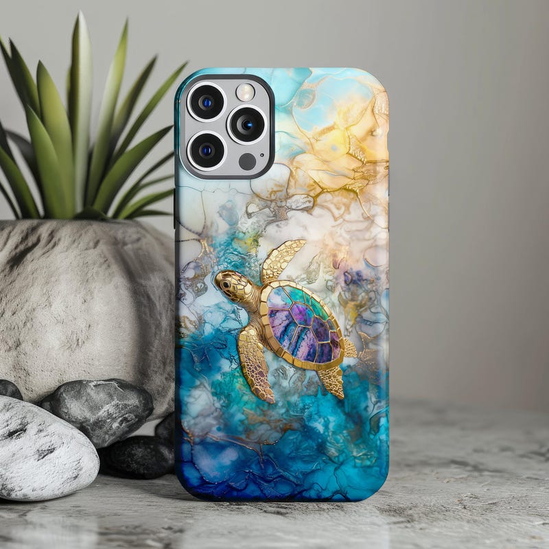 Turtle Phone Case - Etsy