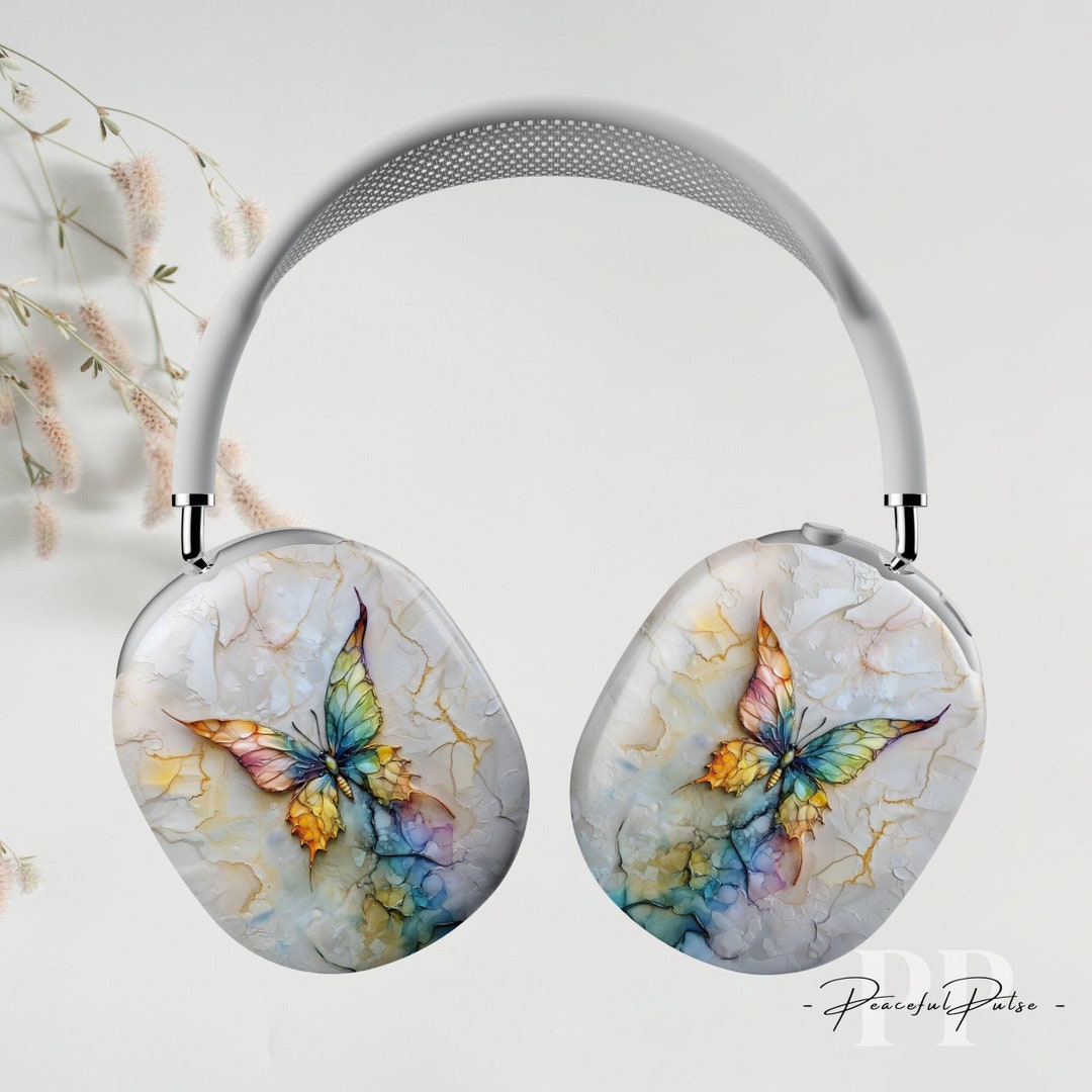 Colorful Butterfly Art AirPod Max Cover, Protective Butterfly Design ...