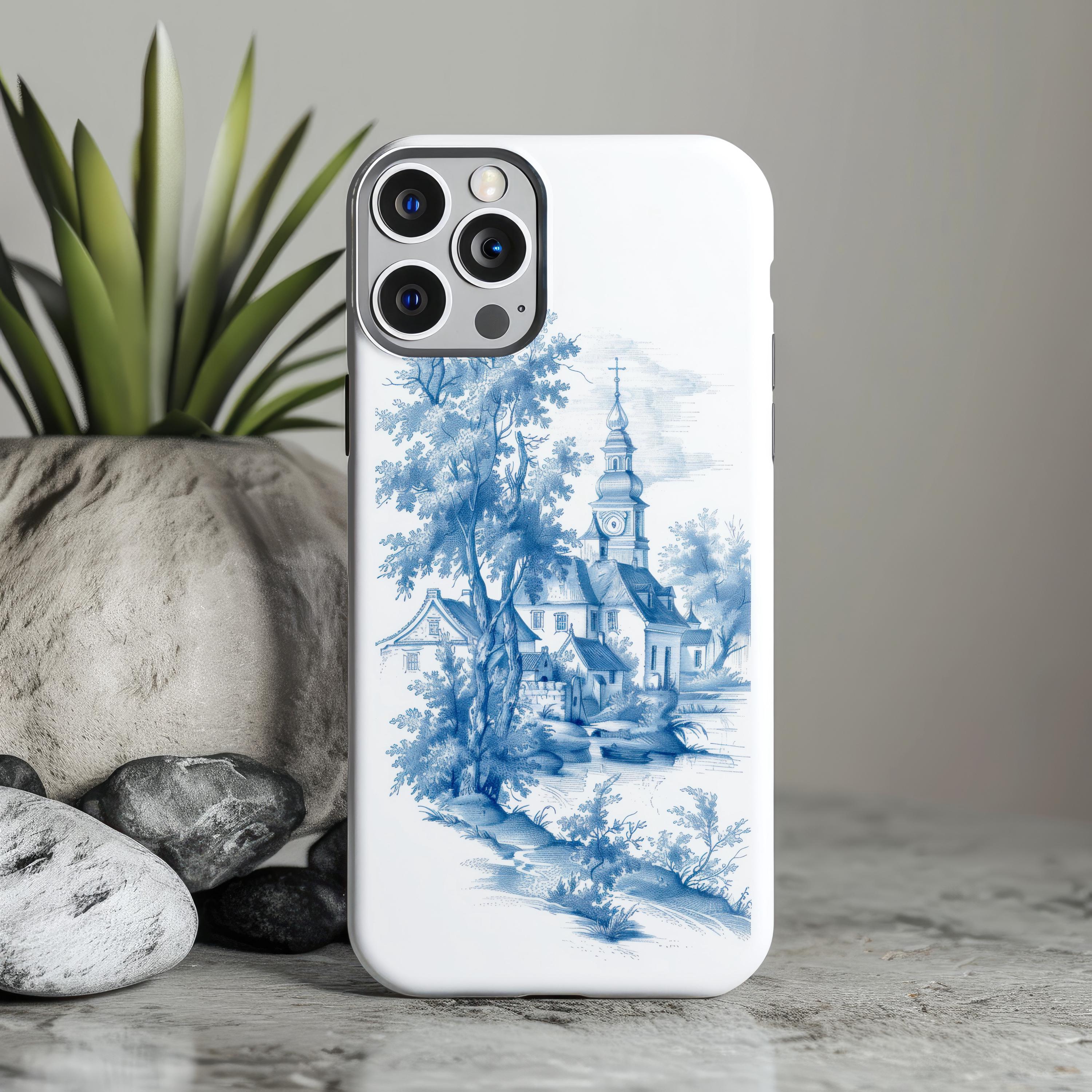 Delft Blue Chinoiserie Phone Case, Tough Polycarbonate, iPhone Samsung ...