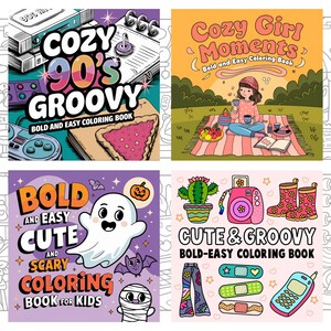 3000+ Coloring Pages Mega Bundle, 50 Coloring Book Bundle, Girl Moments ...