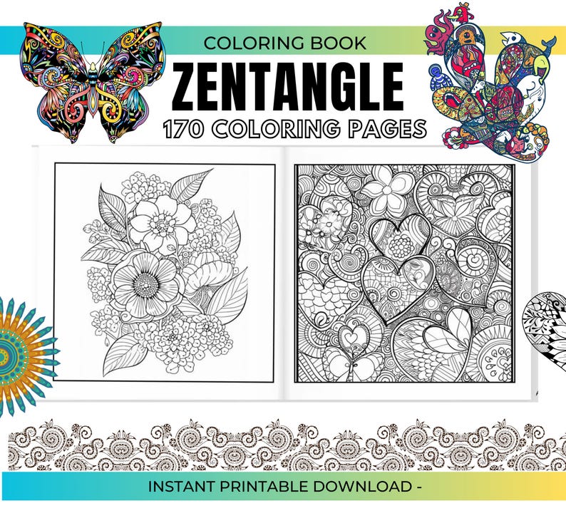 Zentangle Patterns, 170 Doodle Practice Patterns, Zentangle Pattern ...