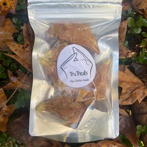Freeze Dried Raw Chicken Heads - Pet Treats - Etsy