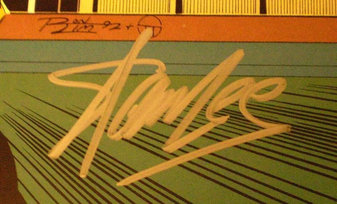 Spider-man #26 Poster MINT 1992 Marvel Surfer & Cap 18 X 10" Hand ...