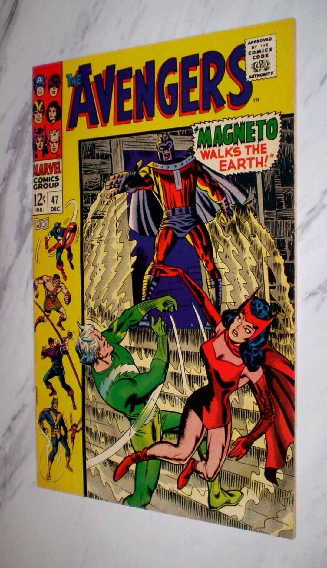 Avengers #47 NM+ 9.6 OW/W Pages 1967 Marvel Silver Age Comic Book 1st ...