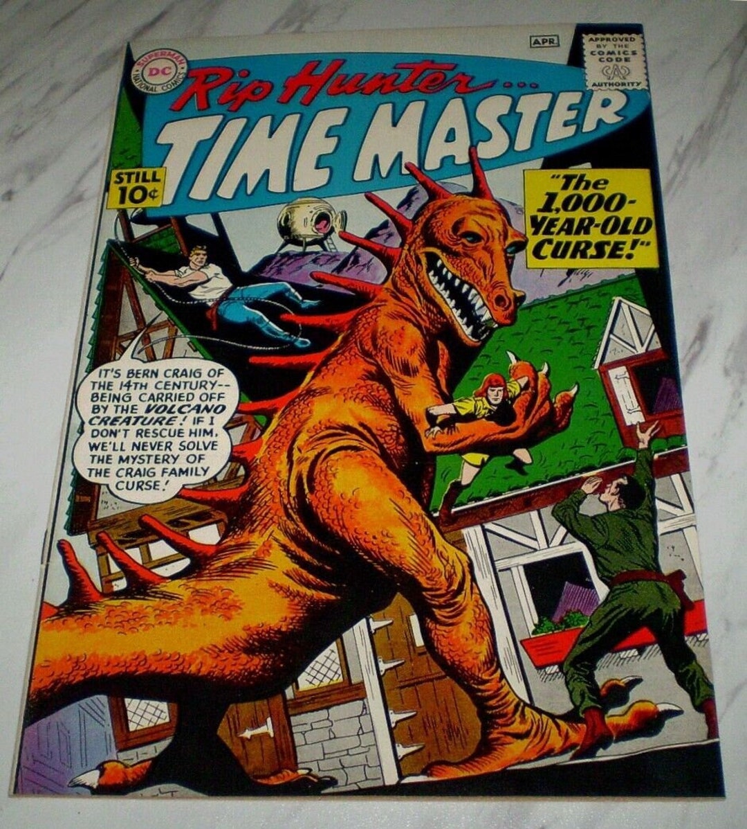 Rip Hunter Time Master #1 NM 9.4 OW Pages 1961 DC Silver Age - Etsy