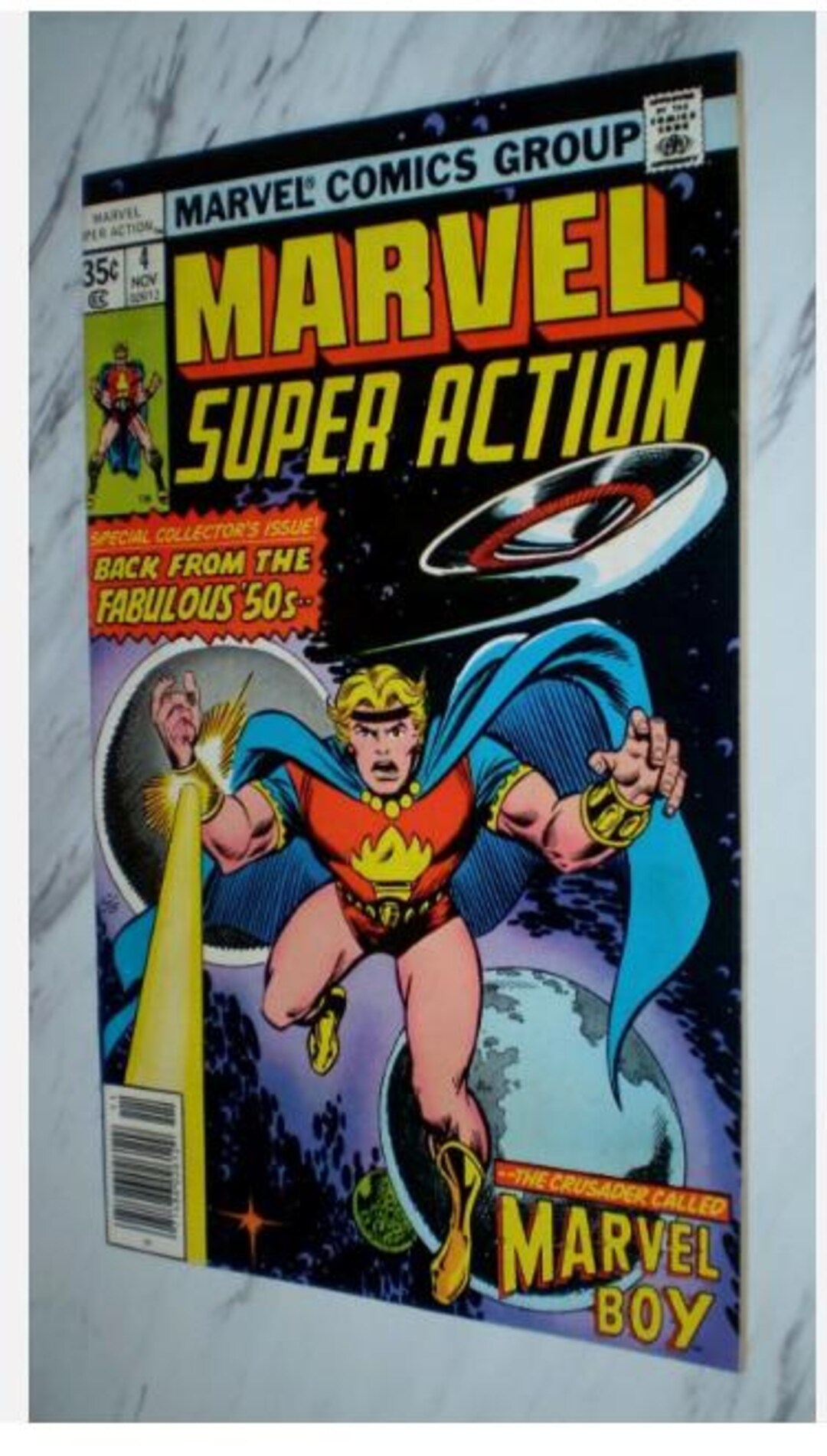 Marvel Super Action #4 NM+ 9.6 OW Pages 1974 Marvel Reprints 1950s ...