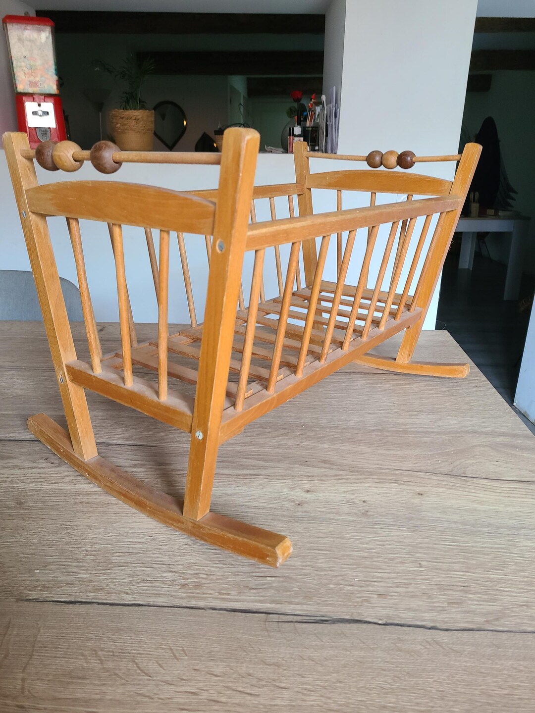 Bed, Cradle for Babies or Dolls From the Early 20th Century in Wood. - Etsy