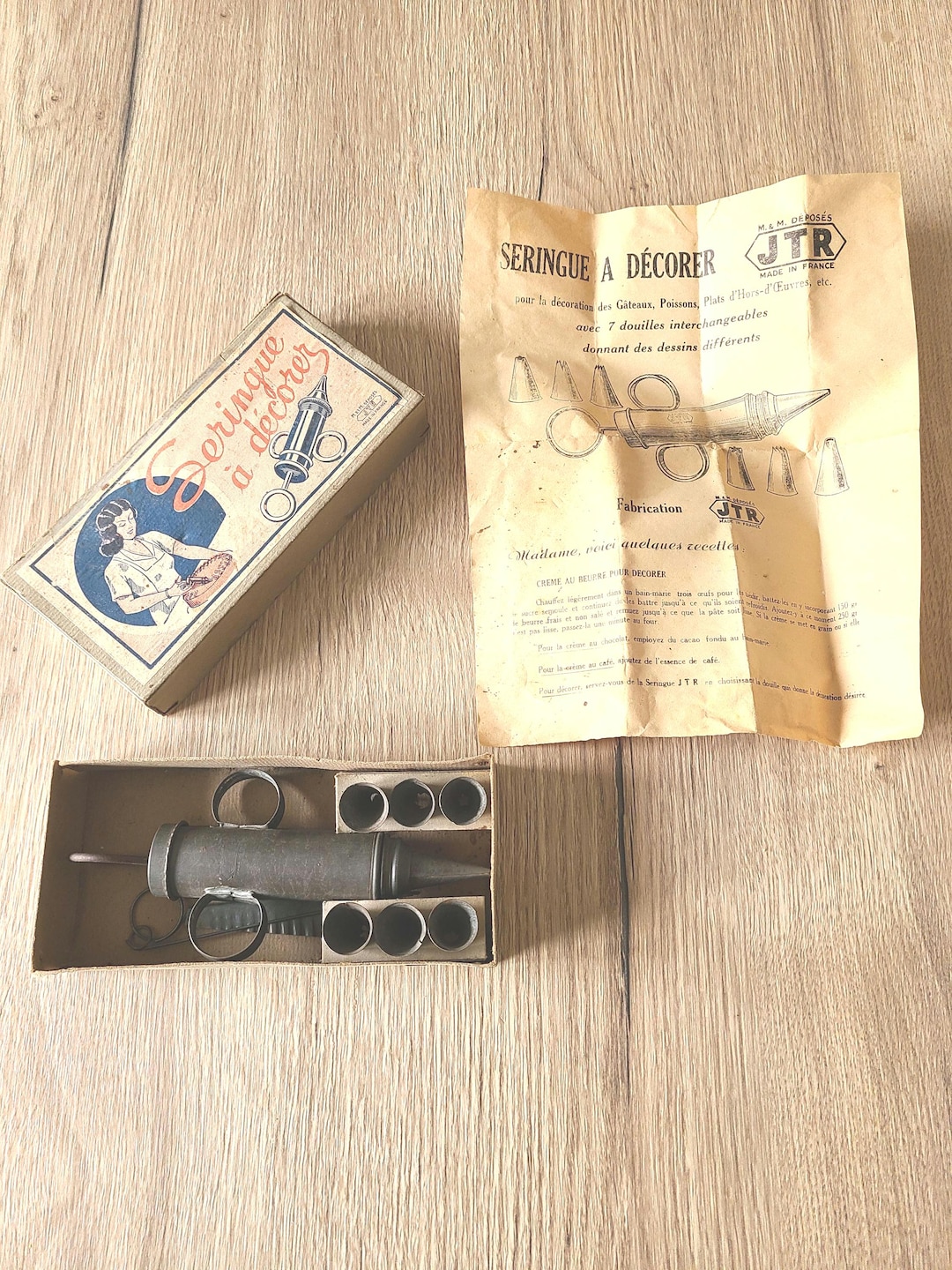 Pastry Decorating Syringe, 1950s. France - Etsy