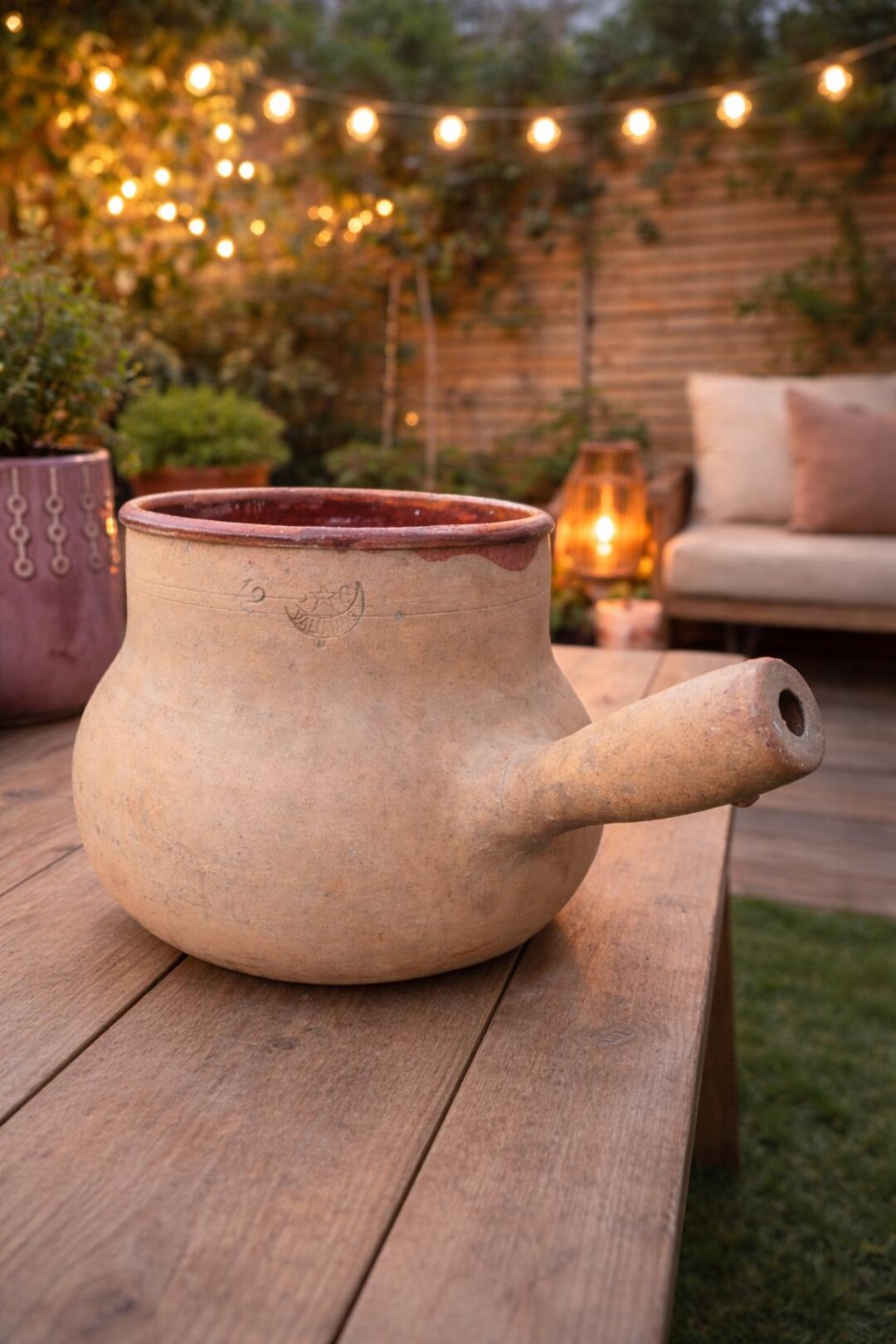 Antique Terracotta Cooking Pot With a Handle – Vallauris – Early 20th ...