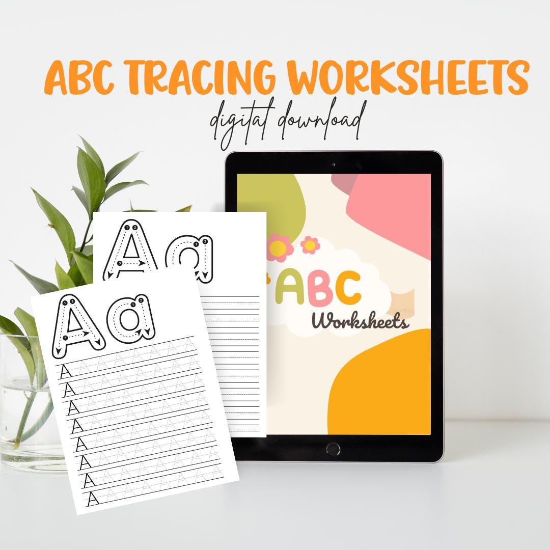 ABC Tracing Worksheets | Alphabet Handwriting Practice for Kids ...