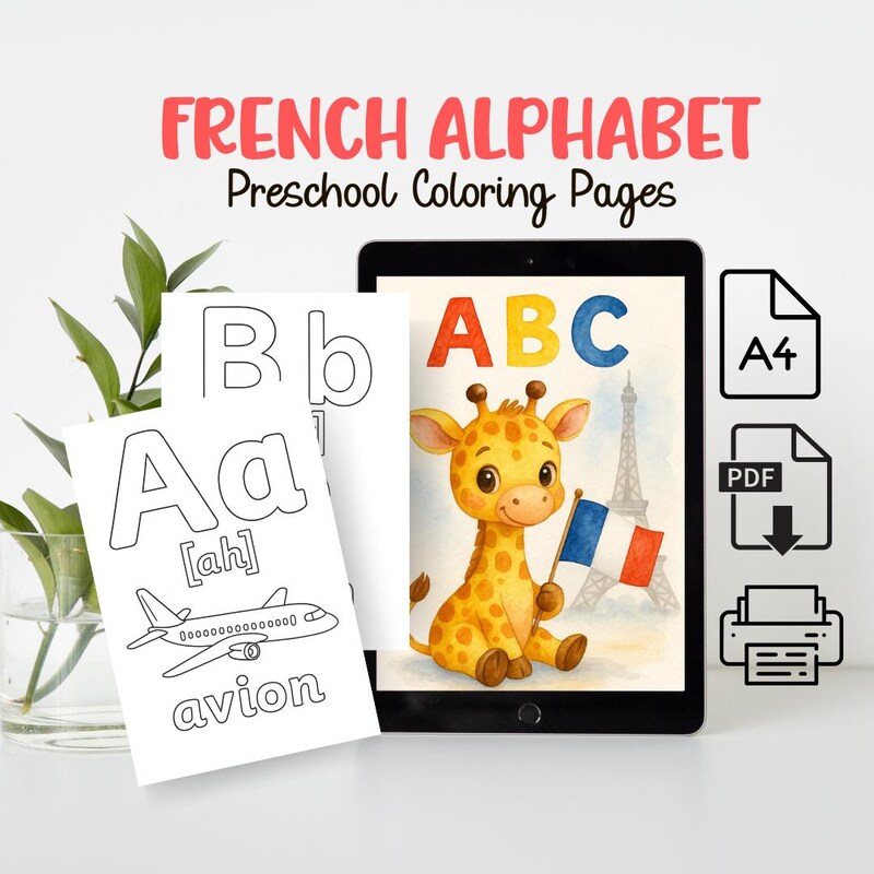 French Alphabet - Etsy