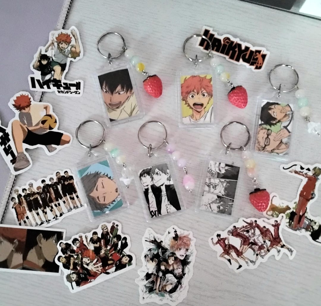 Cute Haikyuu Keychains for Bags and Deco - Etsy