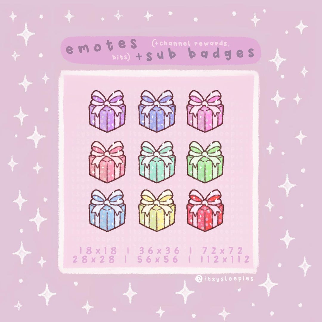 Christmas Presents / Gifts Pack | X9 Icons | Twitch / Youtube / Discord ...
