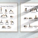 Morning and Evening Yoga Routine Set of 2 Bundle, Yoga Poses Printable ...