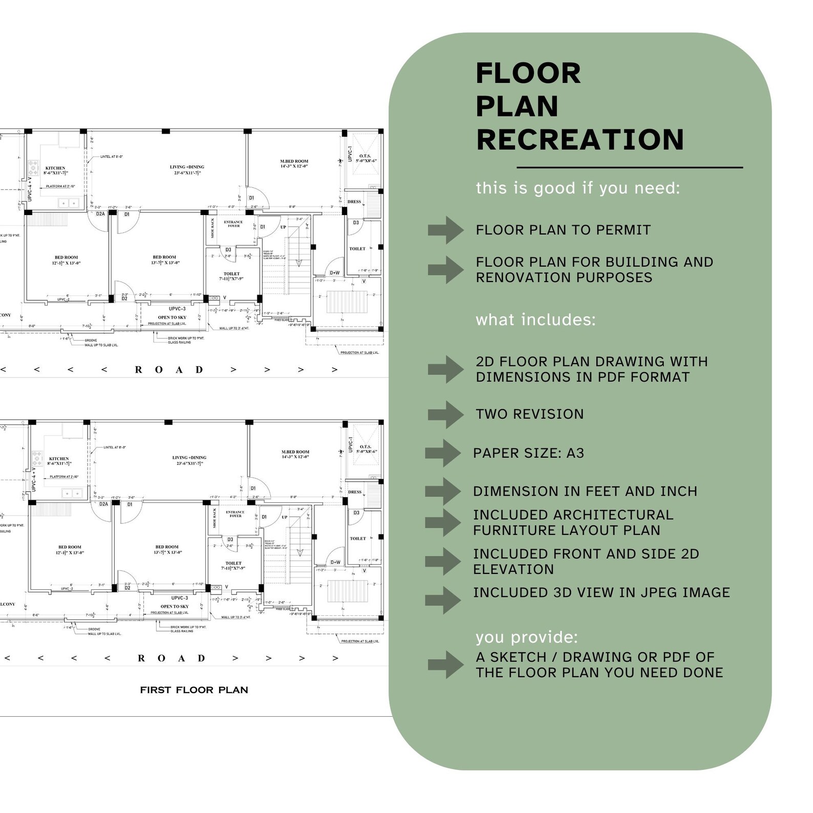 Custom Floor Plans, 3D Architecture Exterior View, Modern House Plans ...