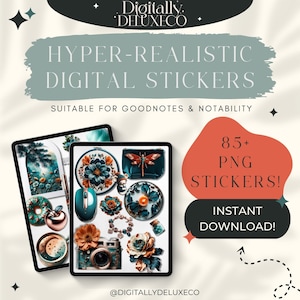 Digital Stickers Goodnotes Sticker Book Digital Bujo Planner Layout ...