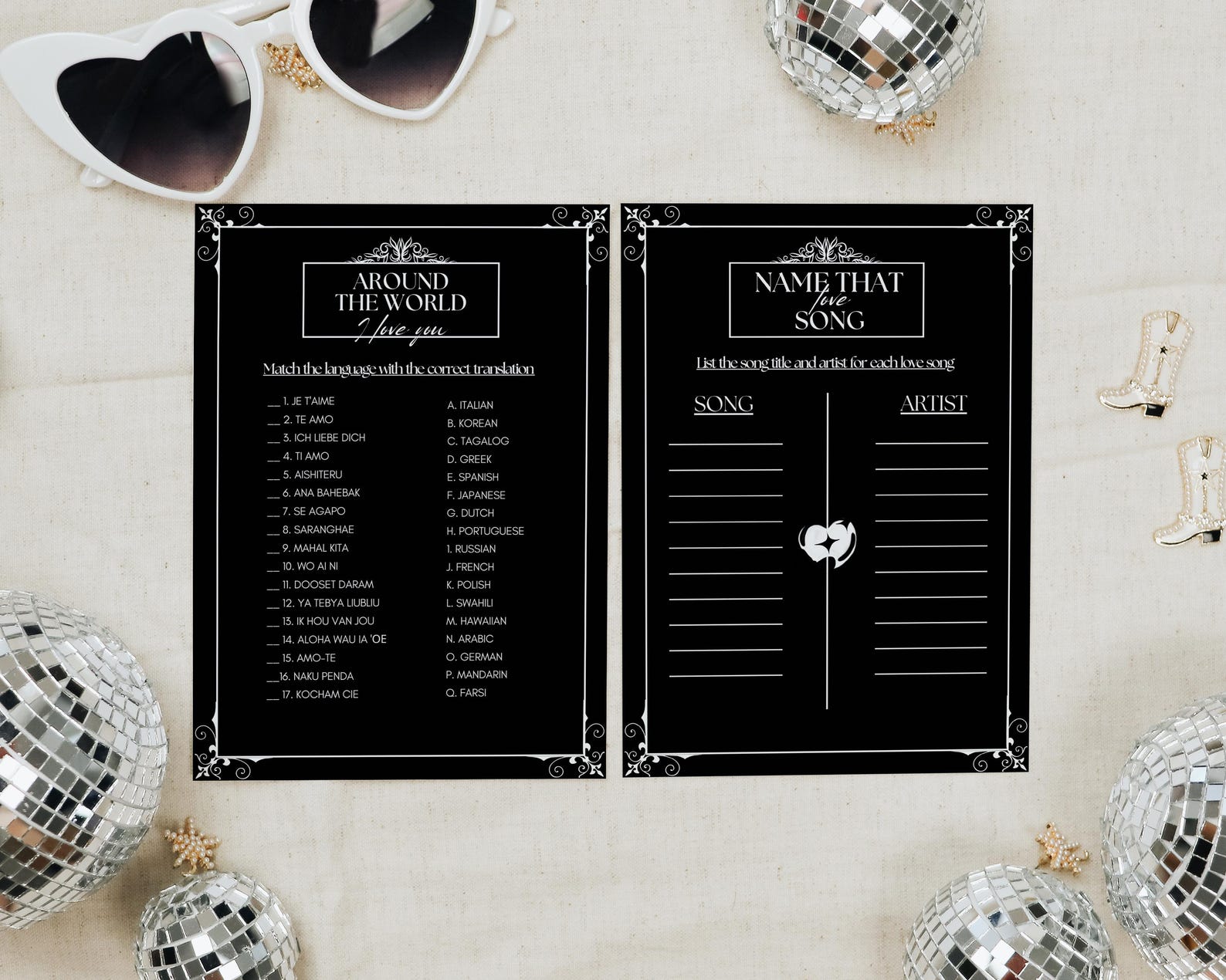 RIP Her Last Name Bachelorette Game Bundle, Bridal Shower Party Canva ...