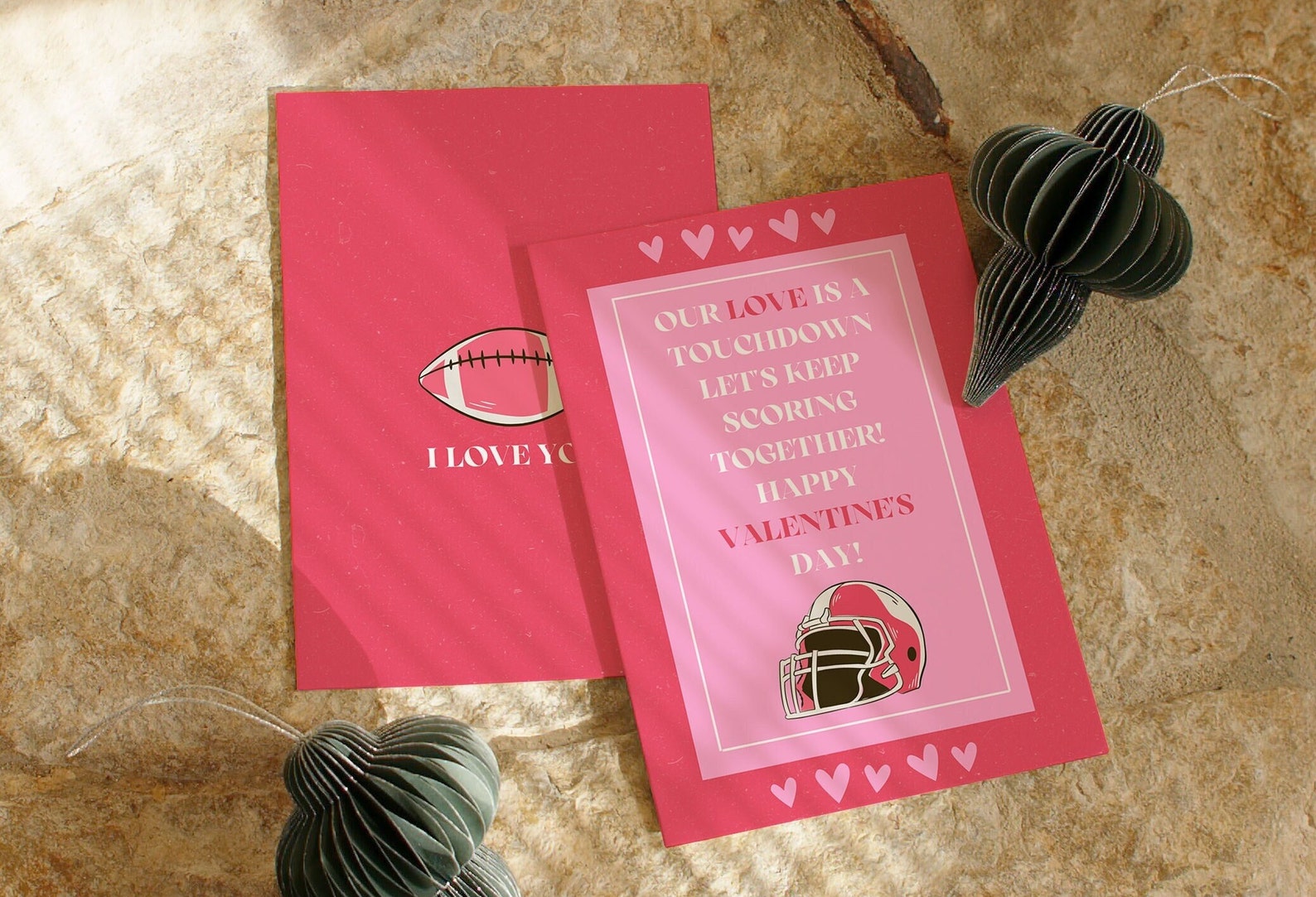 Football Valentine's Day Card, Instant Download Printable Valentine ...