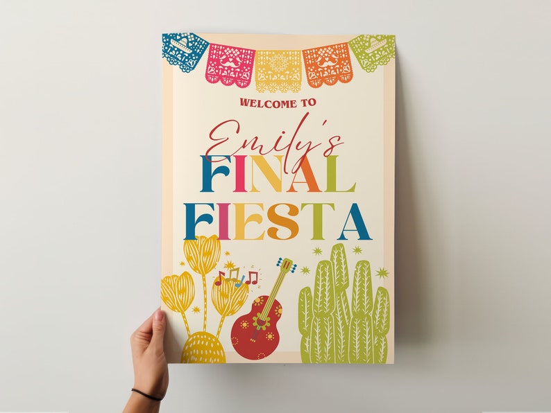 Final Fiesta Bachelorette Welcome Sign Template, Mexico Bachelorette ...