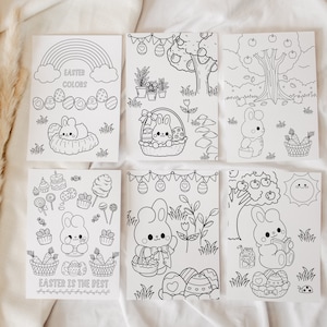 Easter Coloring Pages for Kids Crafts, Easter Activities for Children ...