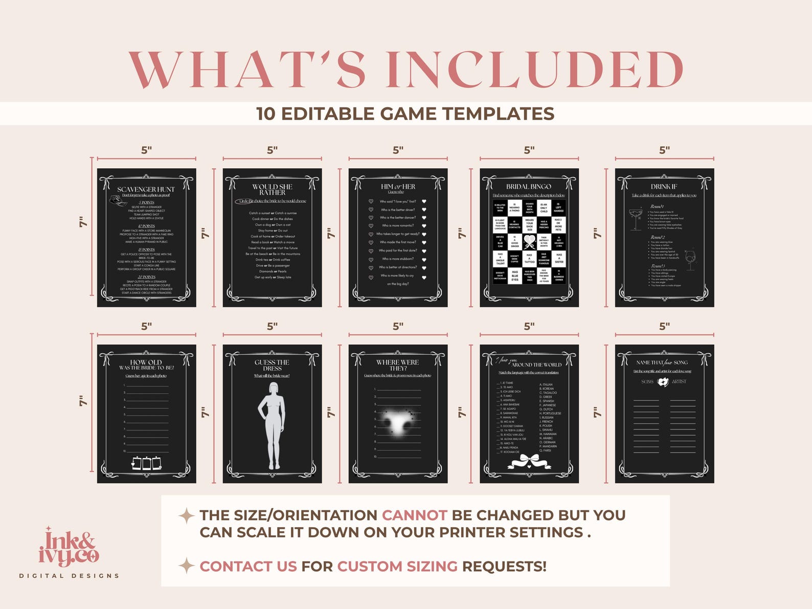 RIP Single Life Bachelorette Party Game Bundle, 10 Bridal Shower Canva ...