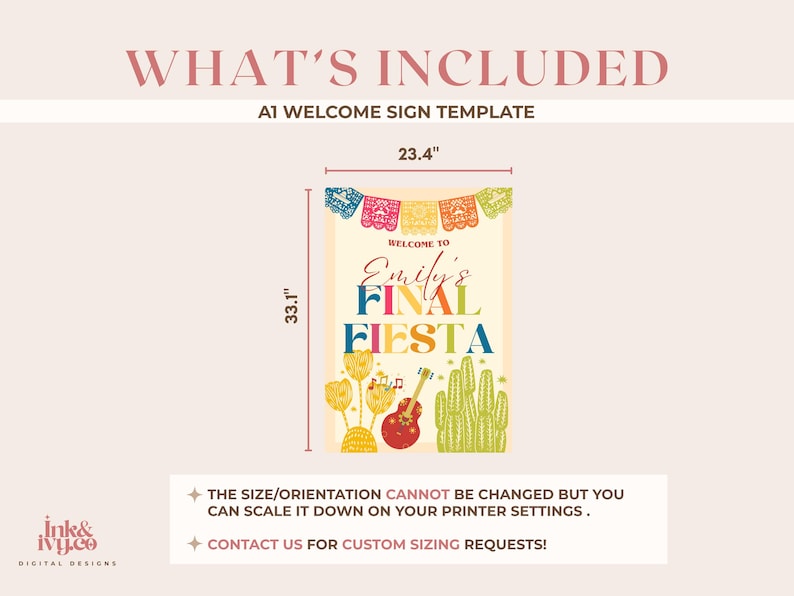 Final Fiesta Bachelorette Welcome Sign Template, Mexico Bachelorette ...