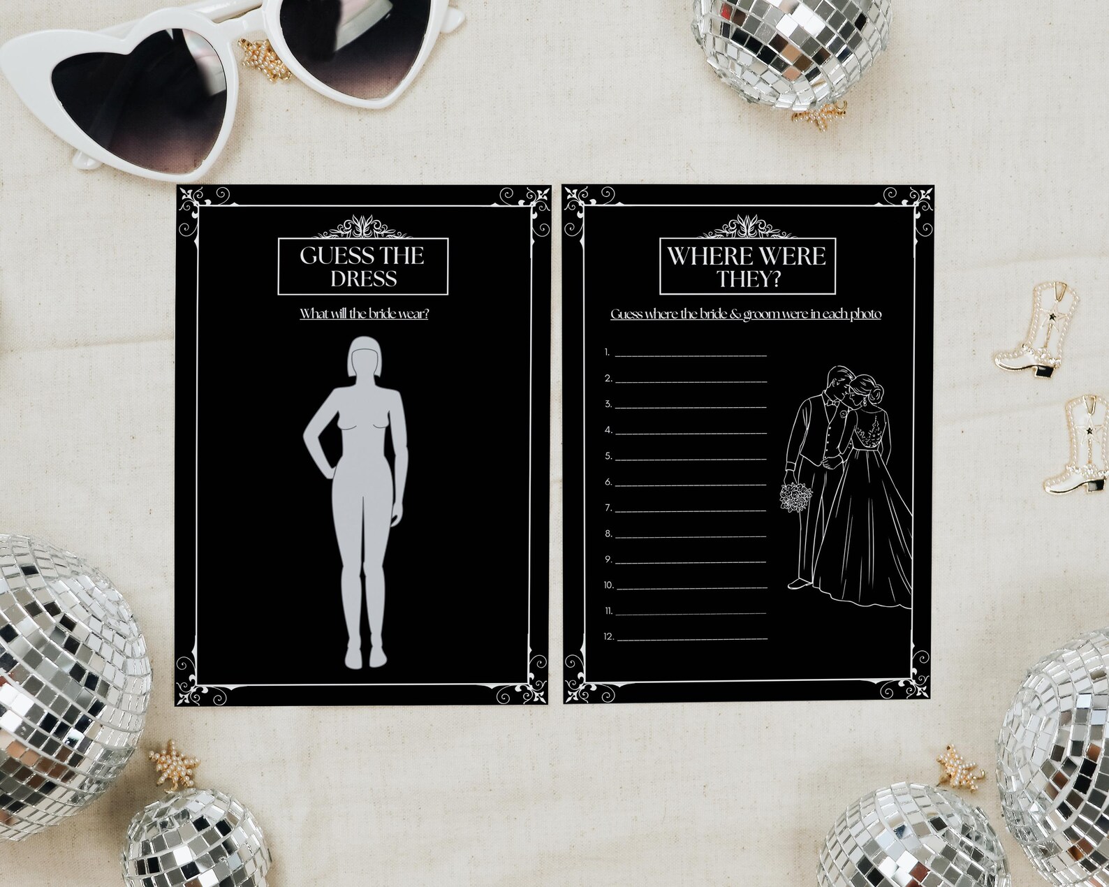RIP Her Last Name Bachelorette Game Bundle, Bridal Shower Party Canva ...