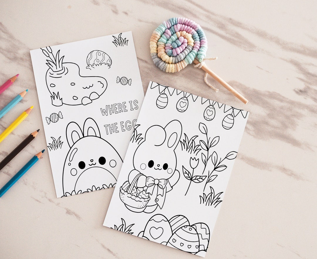 Easter Coloring Pages for Kids Crafts, Easter Activities for Children ...