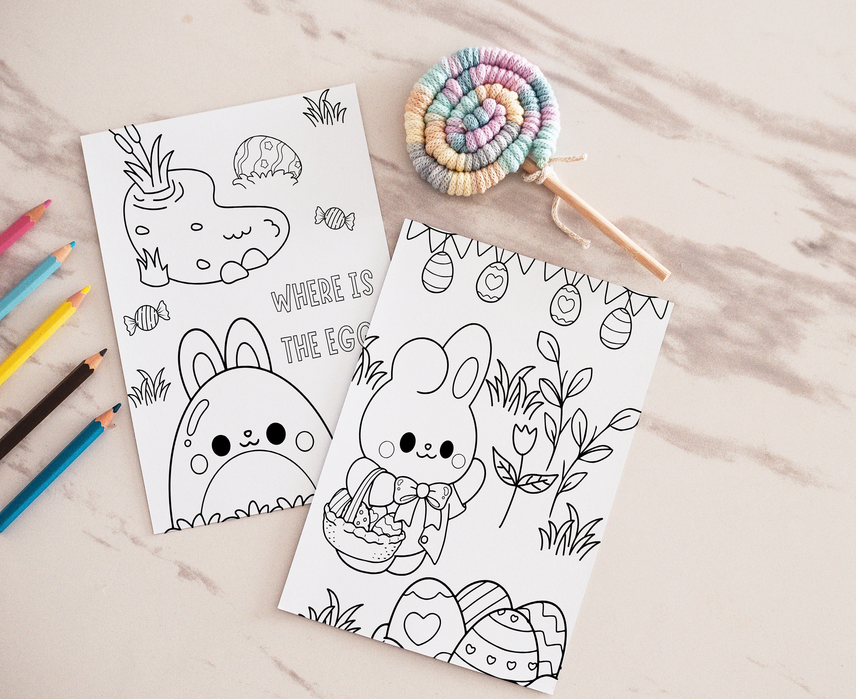 Easter Coloring Pages for Kids Crafts, Easter Activities for Children ...