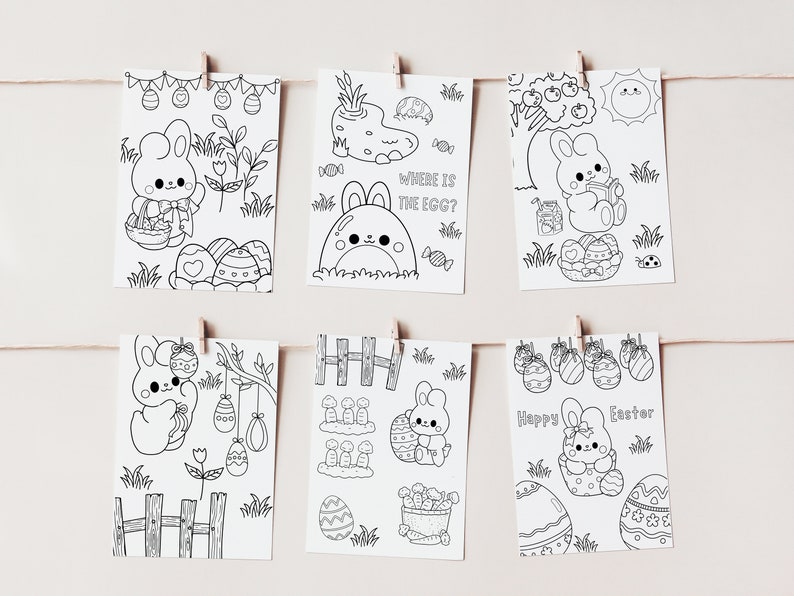 Easter Coloring Pages for Kids Crafts, Easter Activities for Children ...