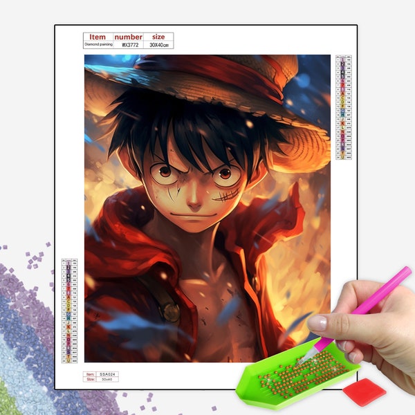 Luffy Portrait Art - Etsy