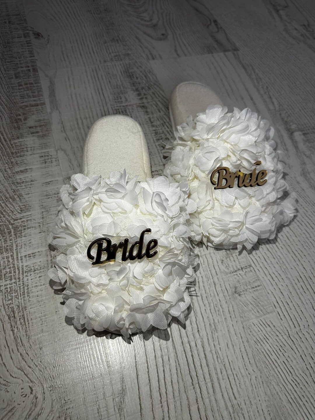 Bride Slippers, Bridal Slippers, Wedding Slippers, for Getting Ready on ...
