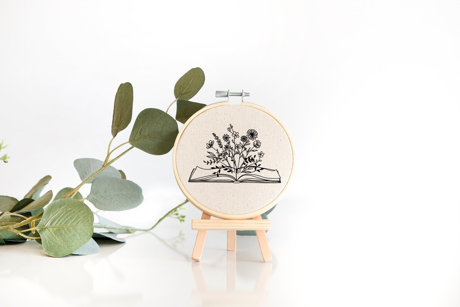 Wildflowers in a Book Embroidery Pattern PDF Digital Download - Etsy