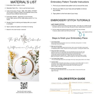 Wildflowers in a Cowboy Boot Embroidery Pattern PDF Digital Download - Etsy