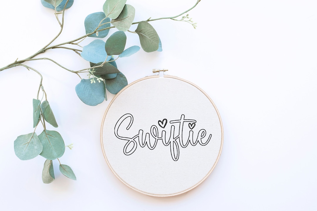 Taylor Swift Swiftie Embroidery Pattern PDF Digital Download - Etsy