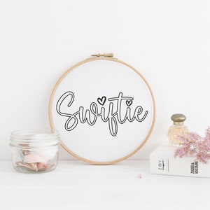 Taylor Swift Swiftie Embroidery Pattern PDF Digital Download - Etsy