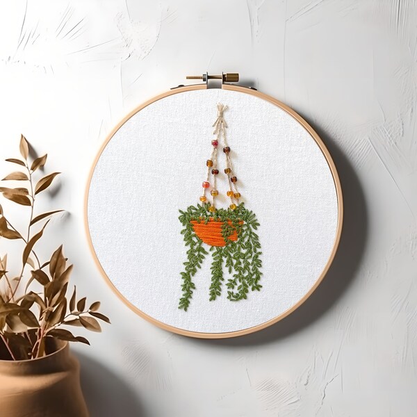 Plant Embroidery - Etsy