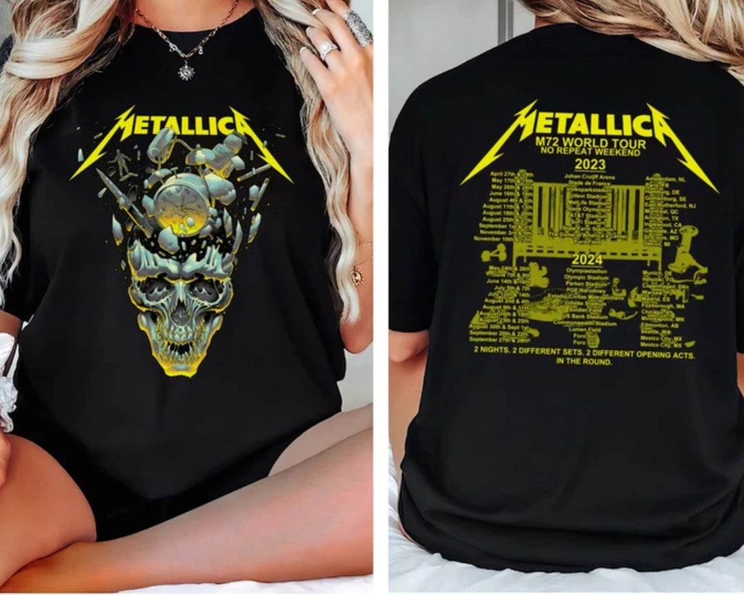 M72 World Music Tour 2023 Tshirt /metallica T-shirt Metallica - Etsy