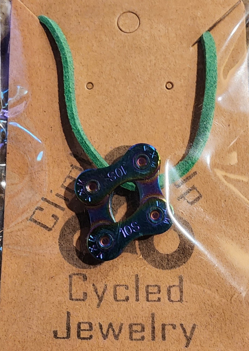 Upcycled Bike Chain Necklace - Etsy