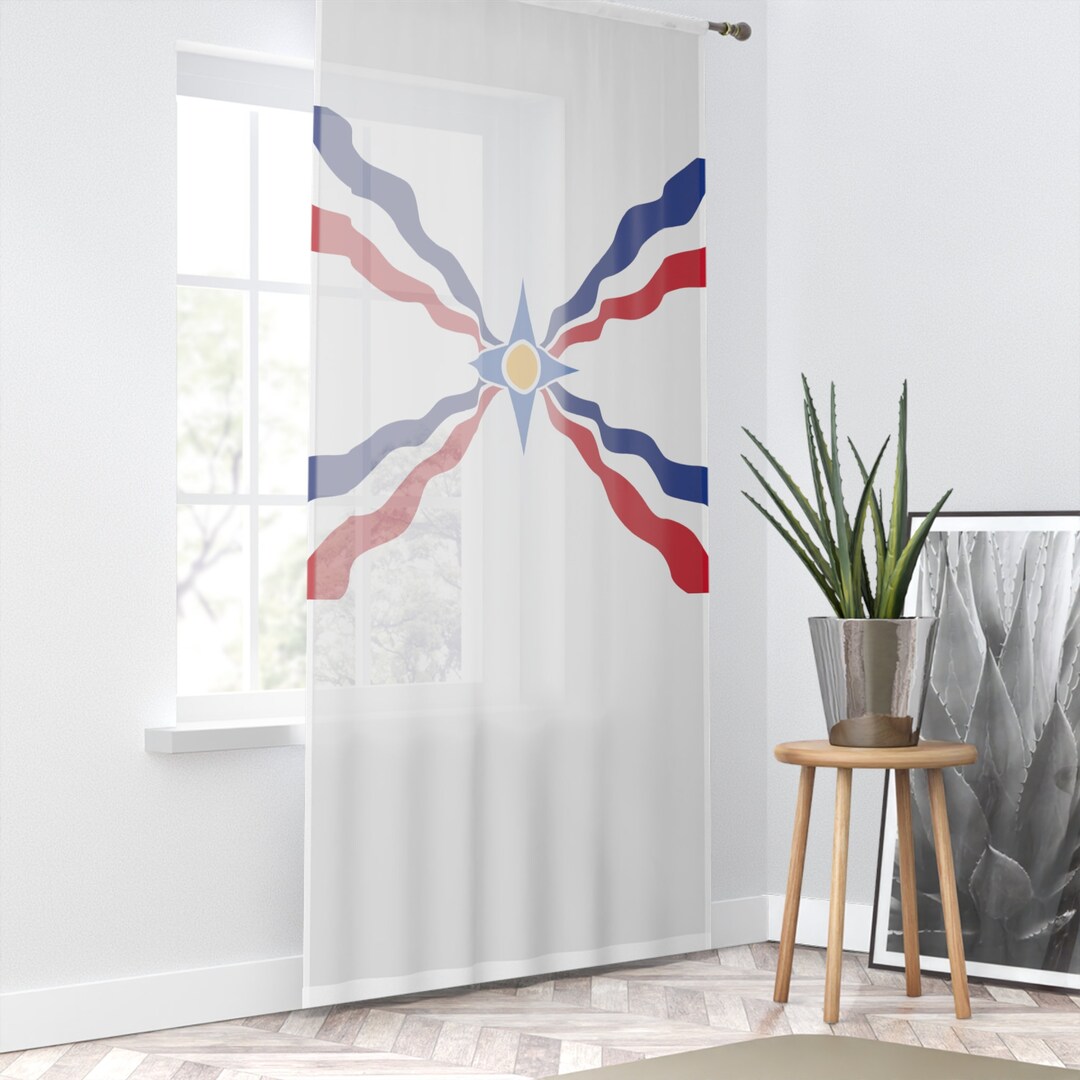 Assyrian Flag Window Curtain - Etsy
