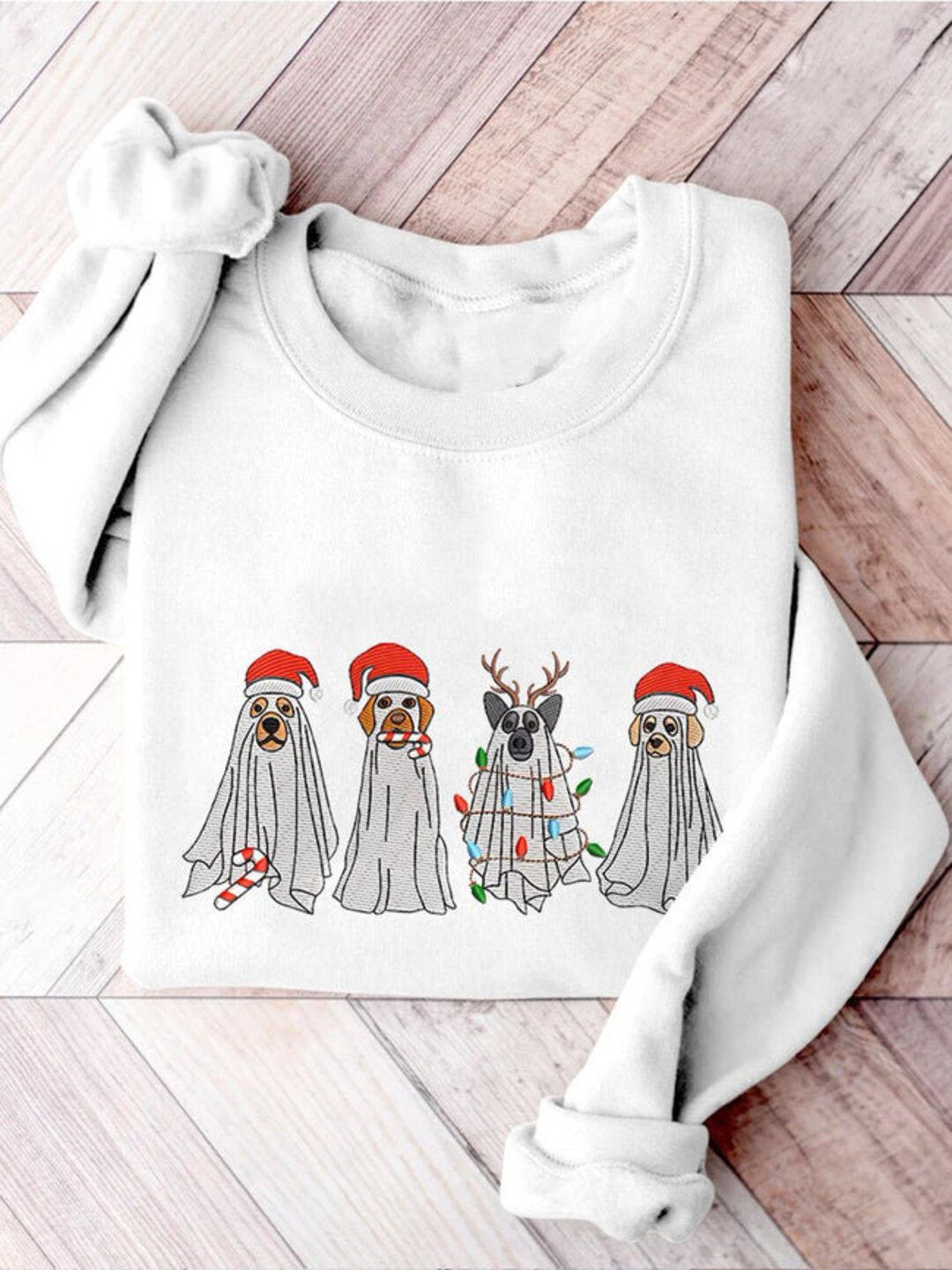 Dog Ghost Four Ghost Dog Spooky Season Christmas Halloween - Etsy