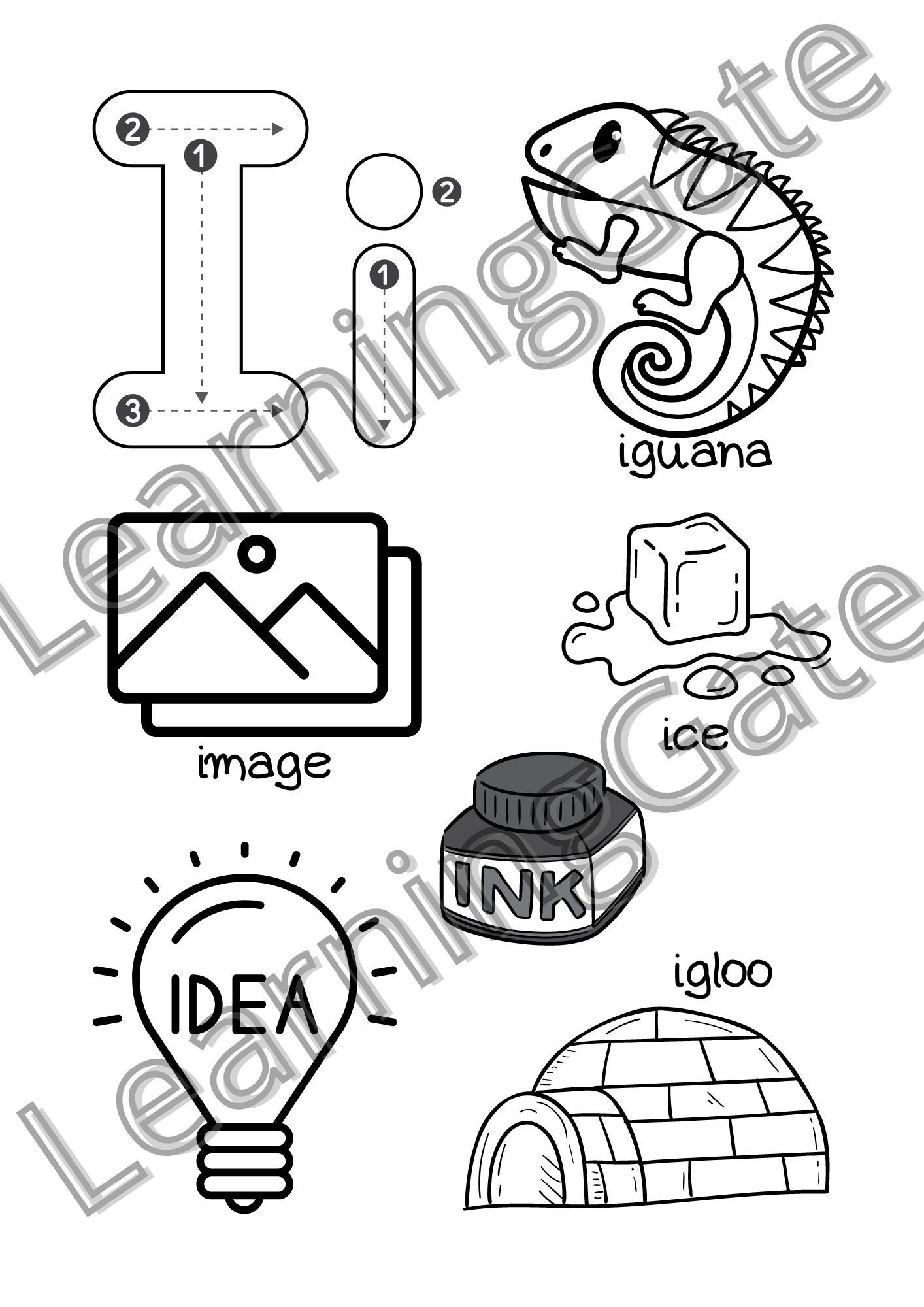 26 Printable Alphabet Coloring Pages Worksheets for Kids: Preschool ...