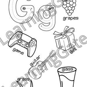 26 Printable Alphabet Coloring Pages Worksheets for Kids: Preschool ...